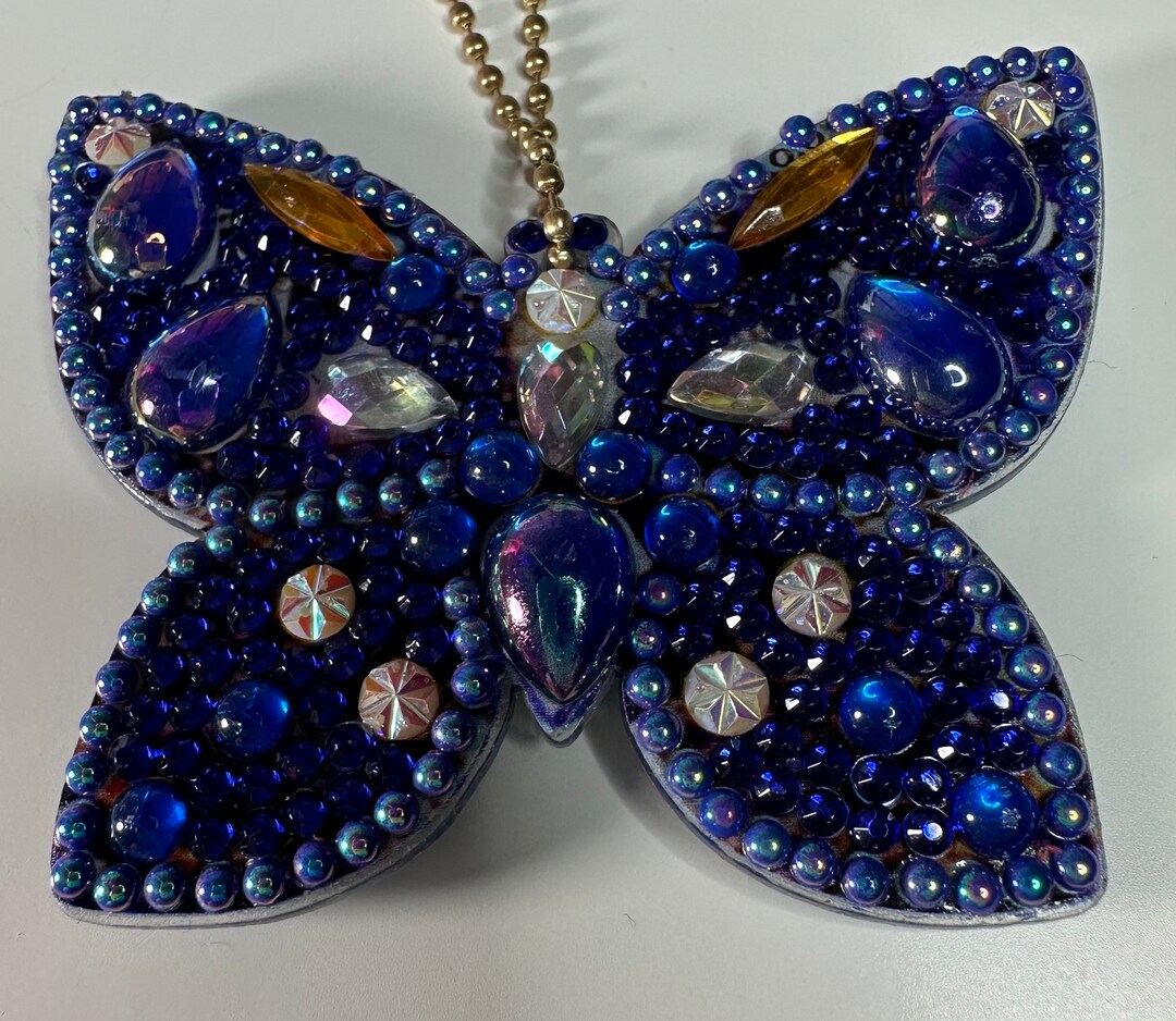 Diamond Art Keychain - Etsy