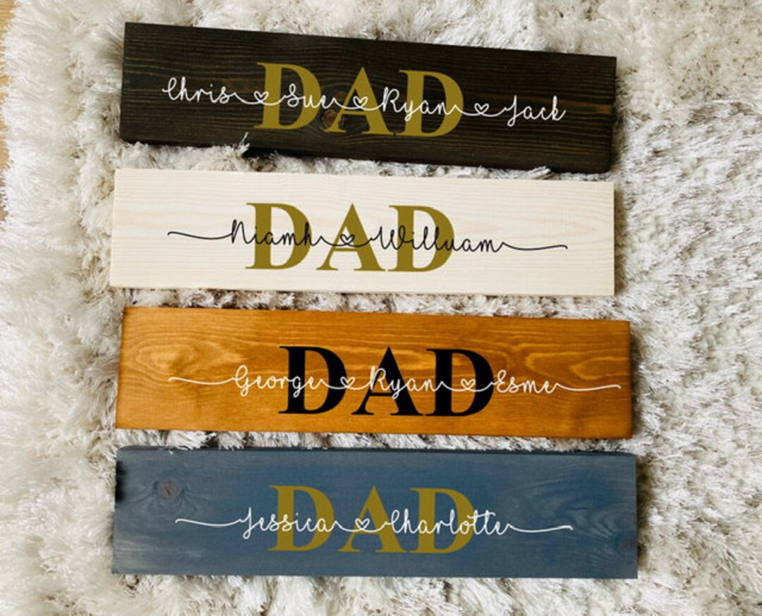 Fathers Day Wooden Plaque, Fathers Day Gifts, Fathers Day Sign, Dad ...