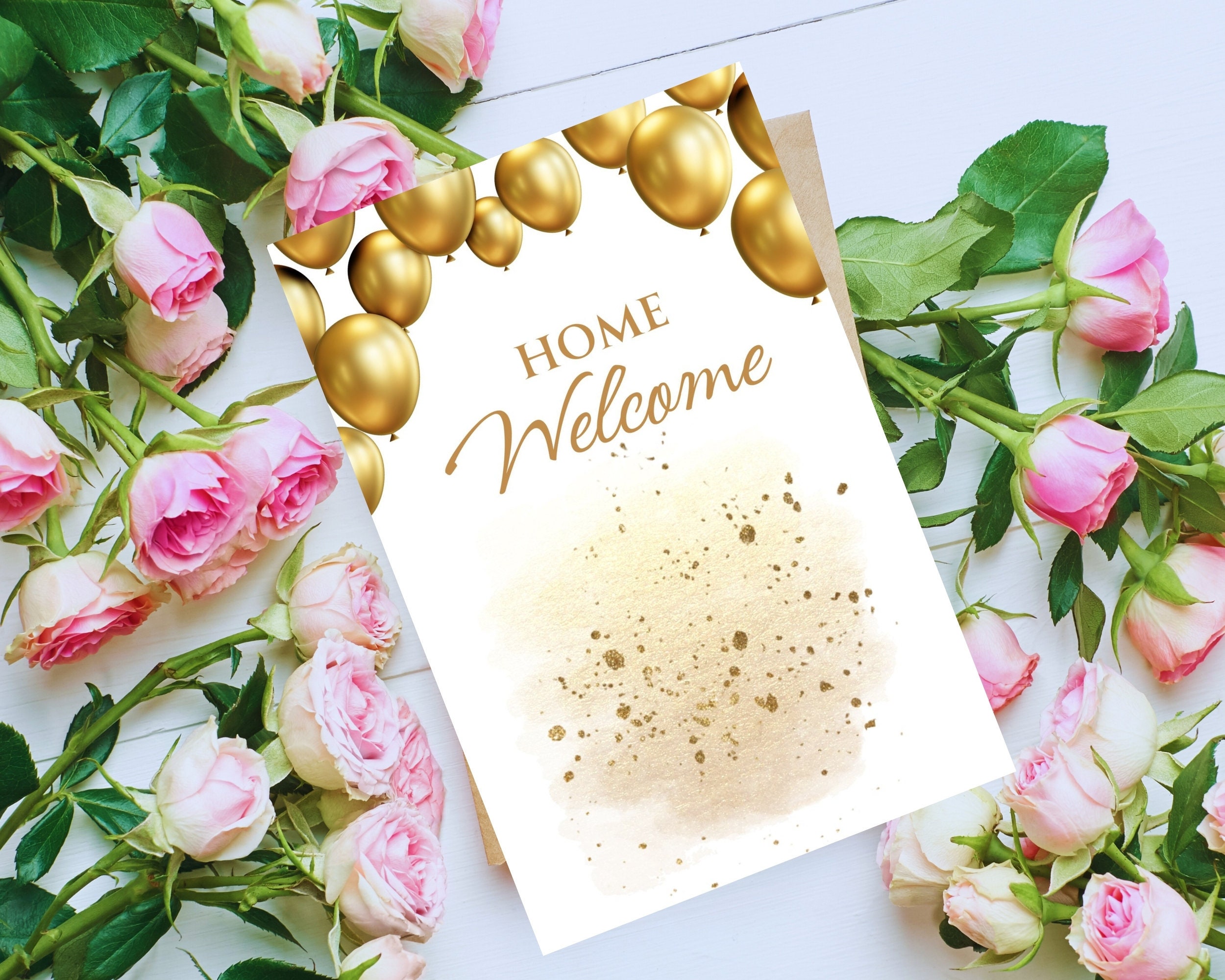 Printable 4"x6" Greeting Card | Welcome Home Card | College Student ...
