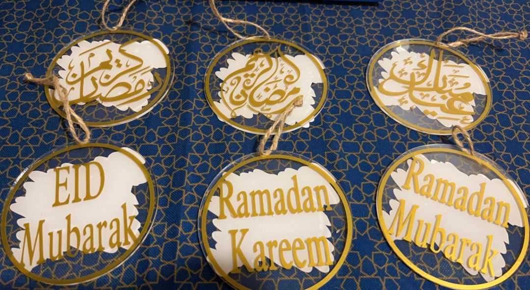 Ramadan Ornaments- Set of 6 - Etsy