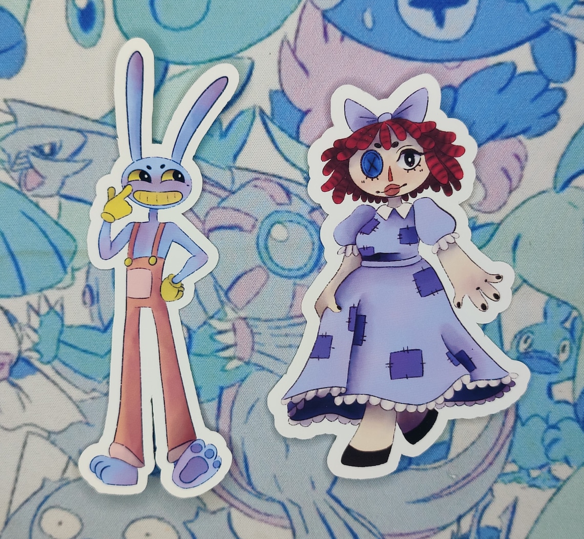 Amazing Digital Circus Vinyl Waterproof Stickers - Etsy