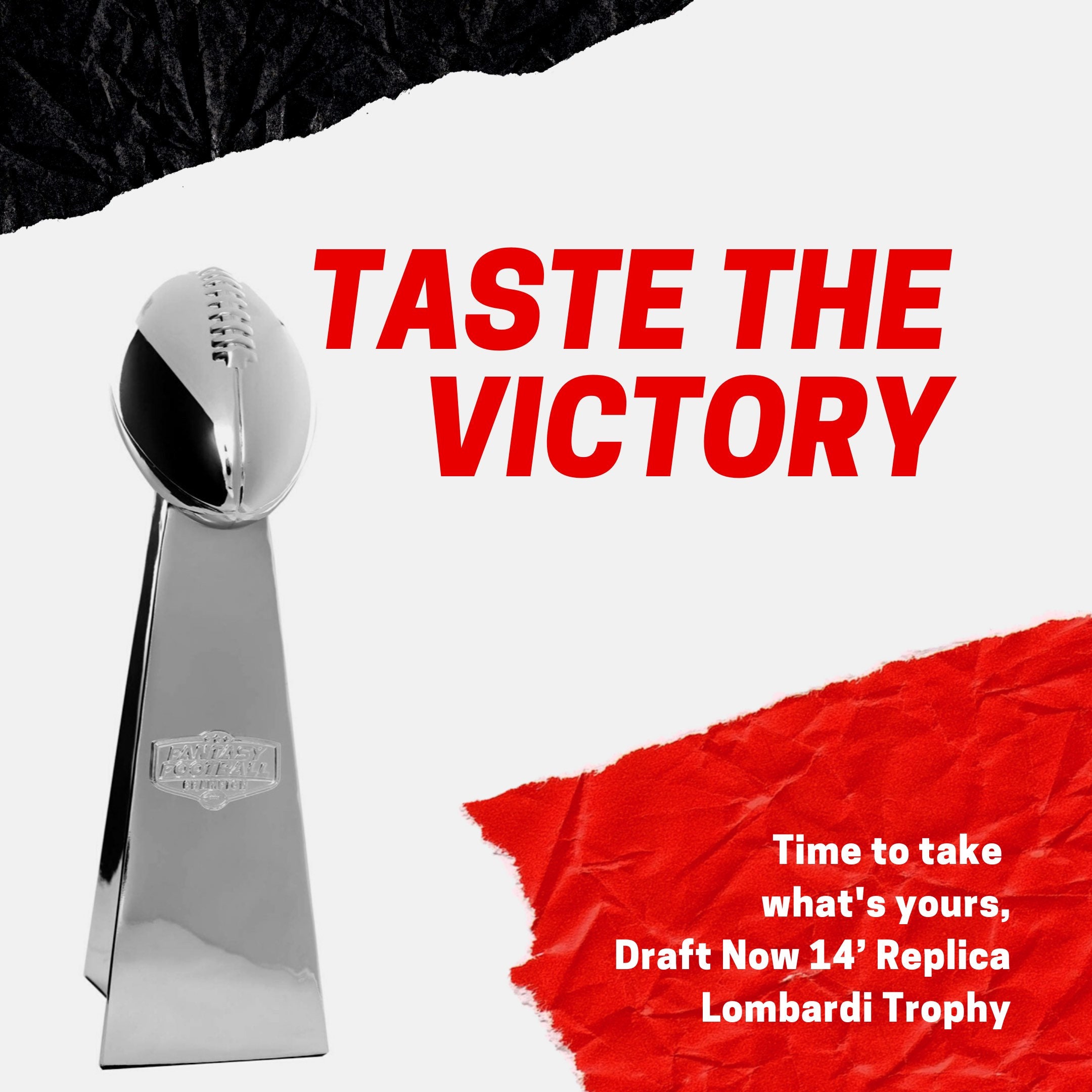 14 Inch Large Fantasy Football Trophy Replica Super Bowl - Etsy