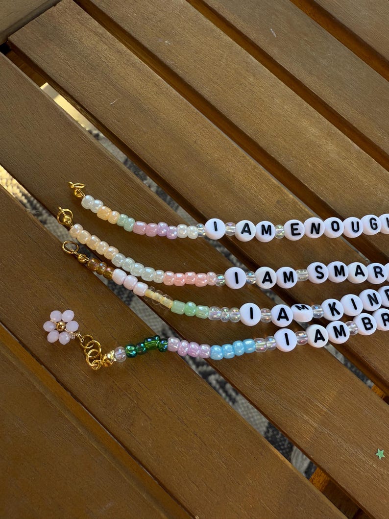 Affirmation - Inspirational Friendship Bracelet Set of 4 - Etsy