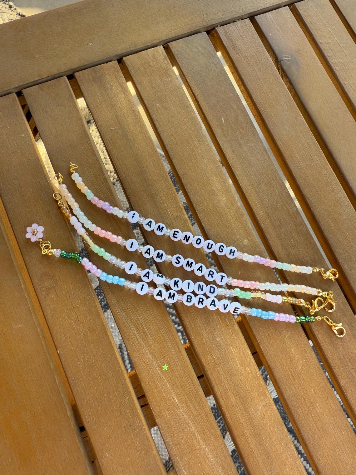 Affirmation - Inspirational Friendship Bracelet Set of 4 - Etsy