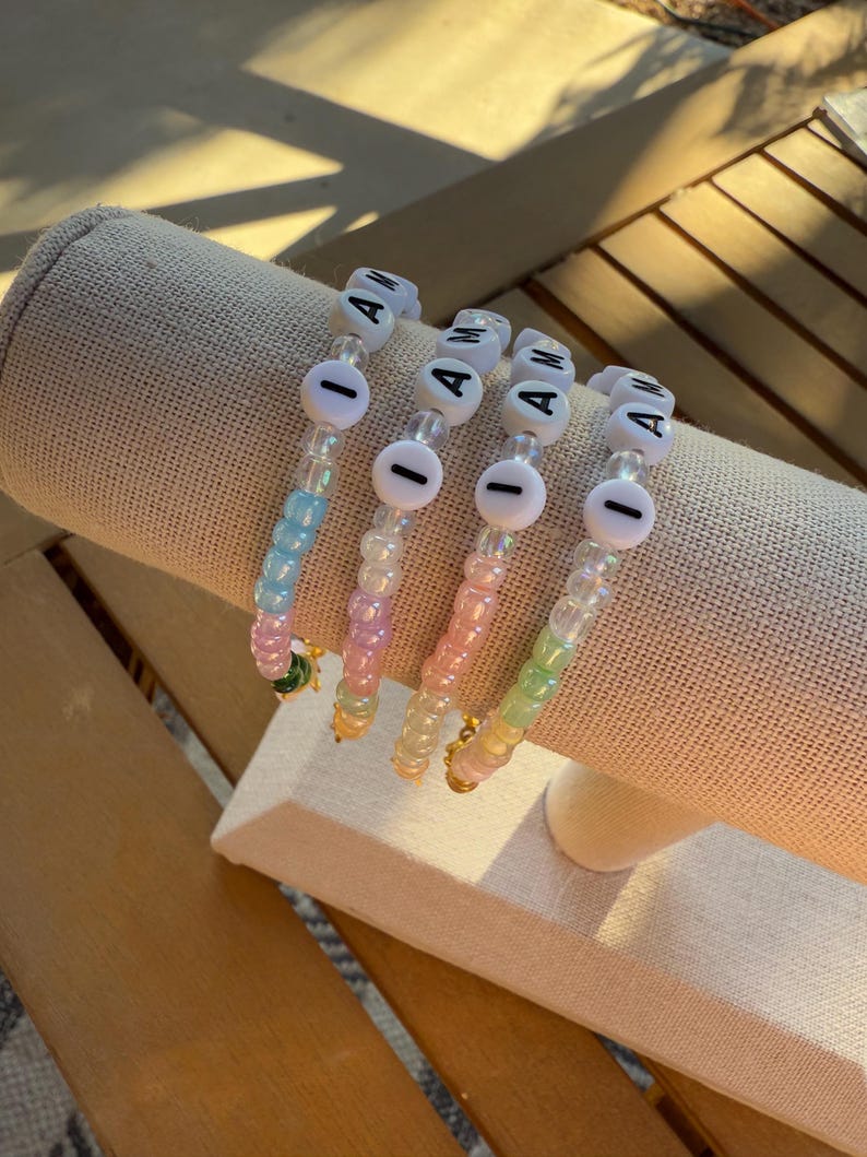 Affirmation - Inspirational Friendship Bracelet Set of 4 - Etsy