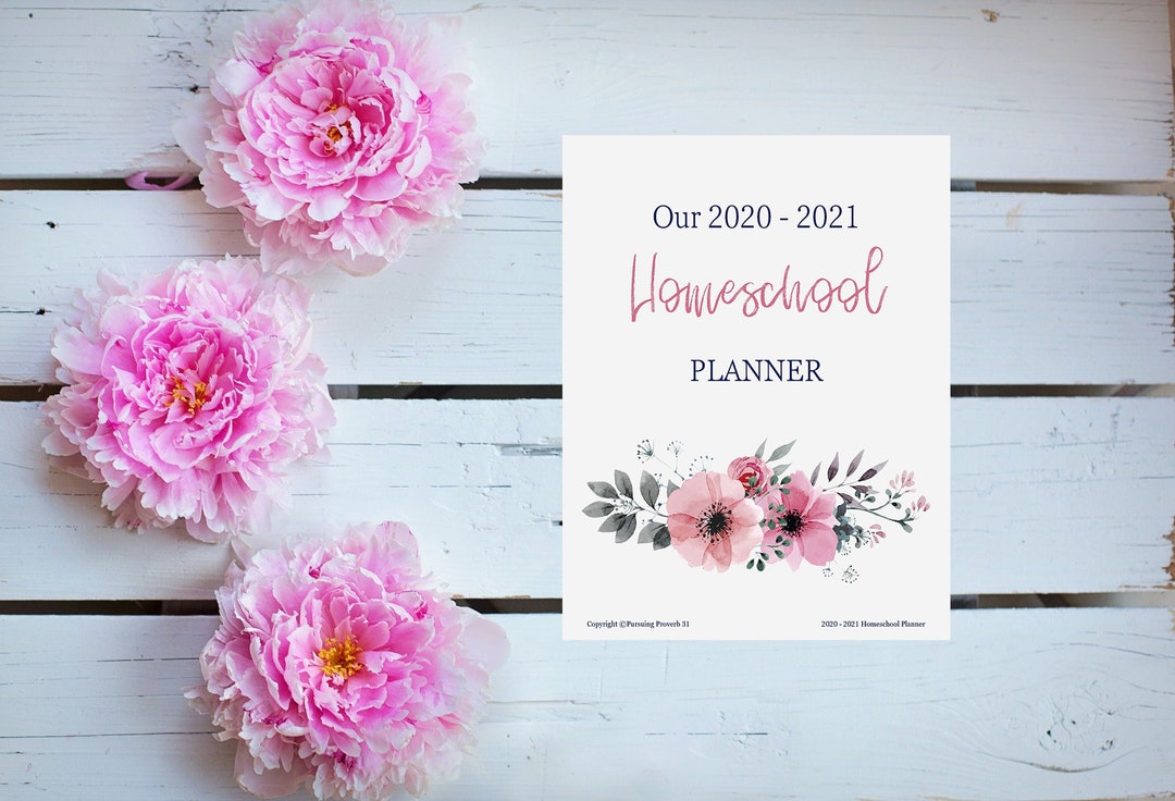 2020 2021 Homeschool Planner - Etsy