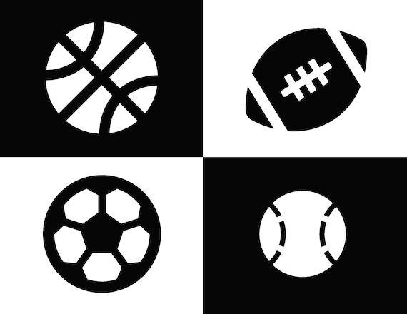 High Contrast black and White for Newborn Baby Development | Etsy