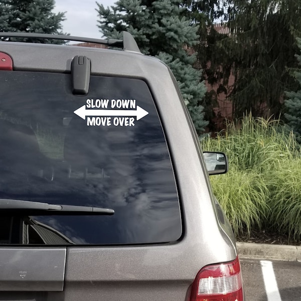 Move Over Window Decal - Etsy Canada
