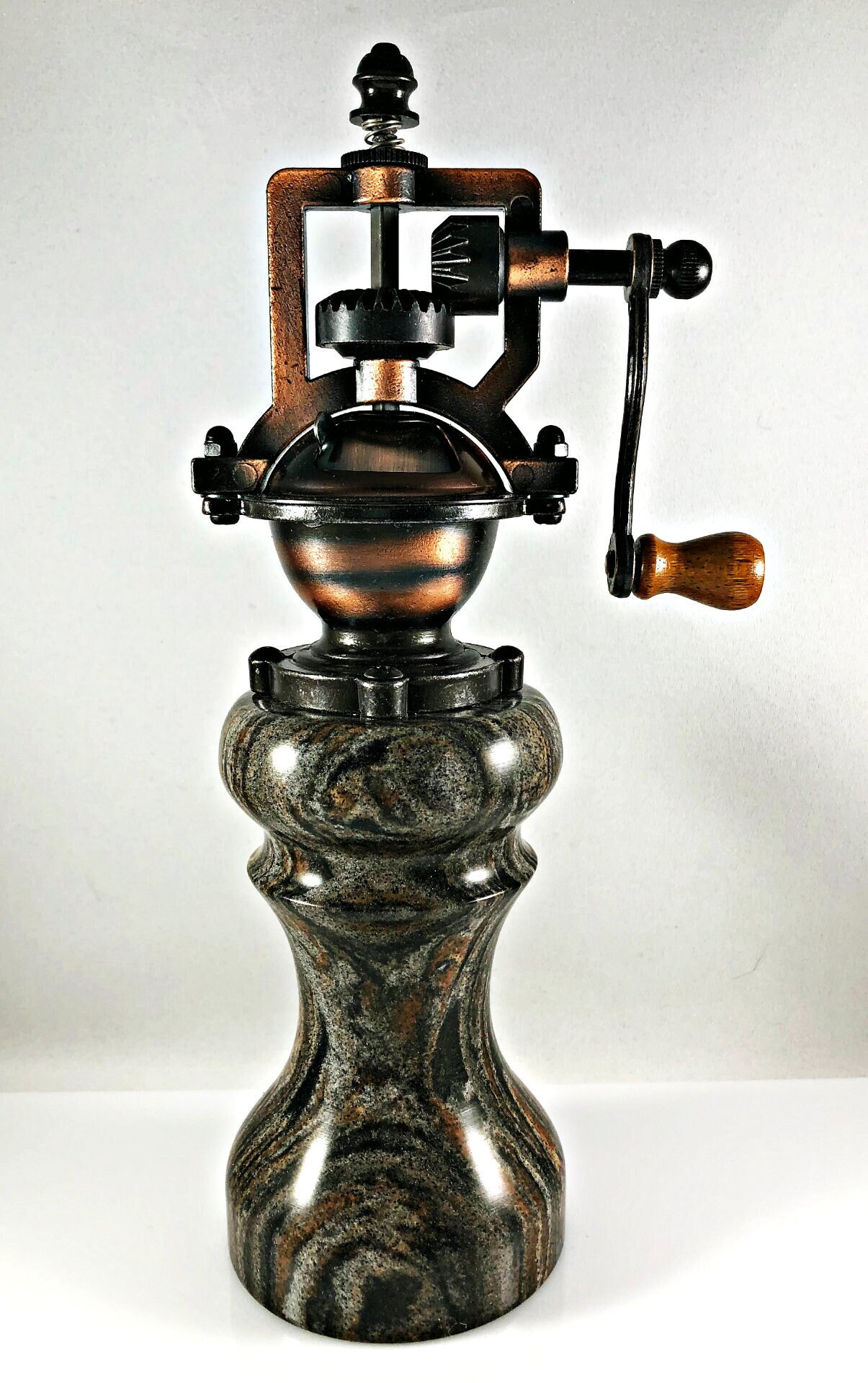 CUSTOM Antique Style Pepper Grinder - Etsy