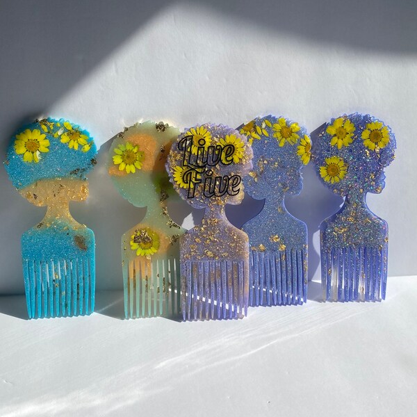 Afro Hair Pick - Etsy