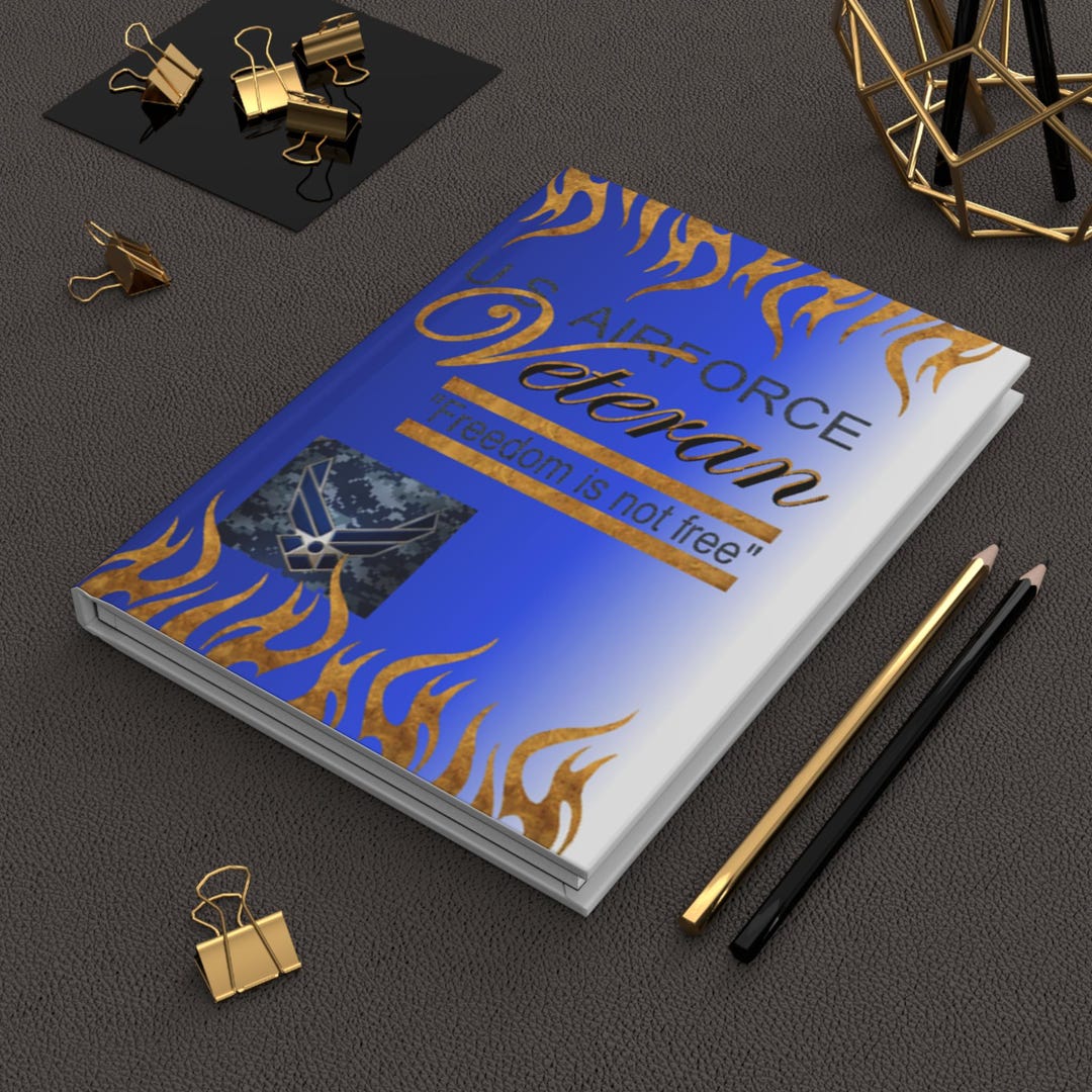 Air Force Veteran Journal, Military Notebook, Soldier Logbook, Armed ...