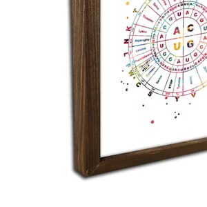 DNA Genetic Code Watercolor Poster Set Dna Tree Office Decor Science ...