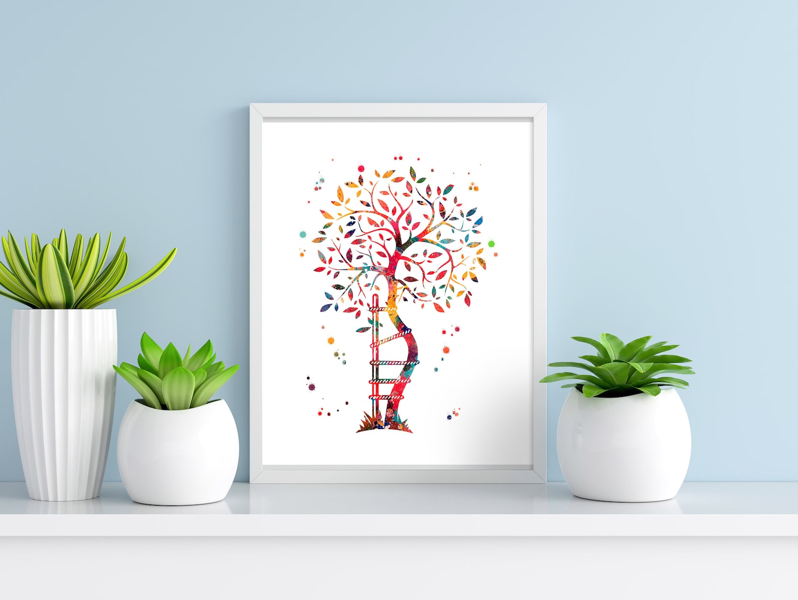 Crooked Tree Orthopedic Symbol Watercolor Print Medical Symbol - Etsy