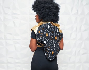 Map of Africa Backpack / Book Bag in the Shape of Africa / Handmade ...