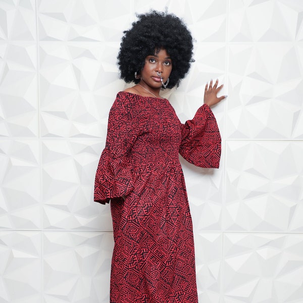 African Dress With Head Piece - Etsy