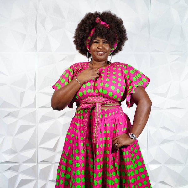 Pink African Dress - Etsy