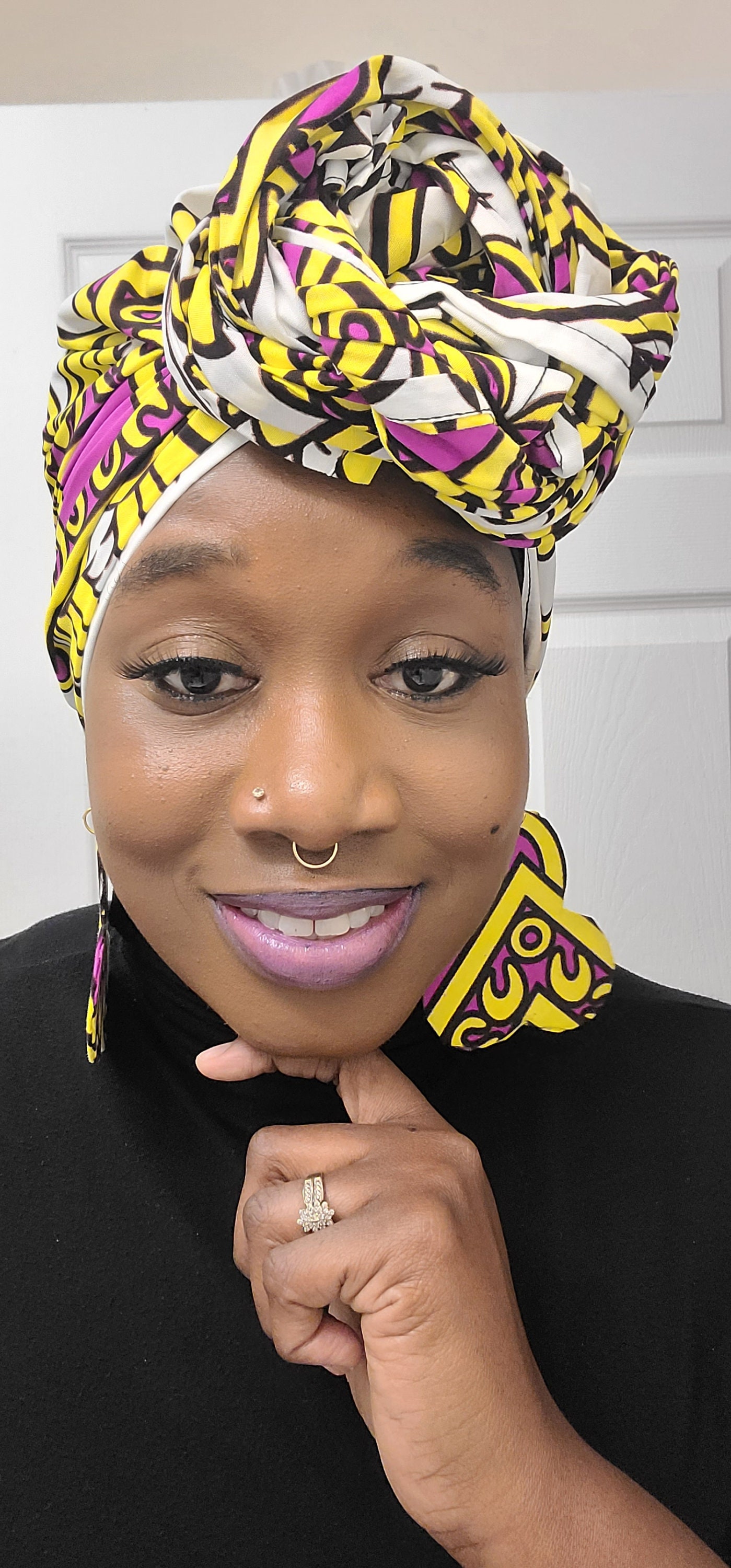 African Handmade Jewelry Set Women's African Print Ankara - Etsy