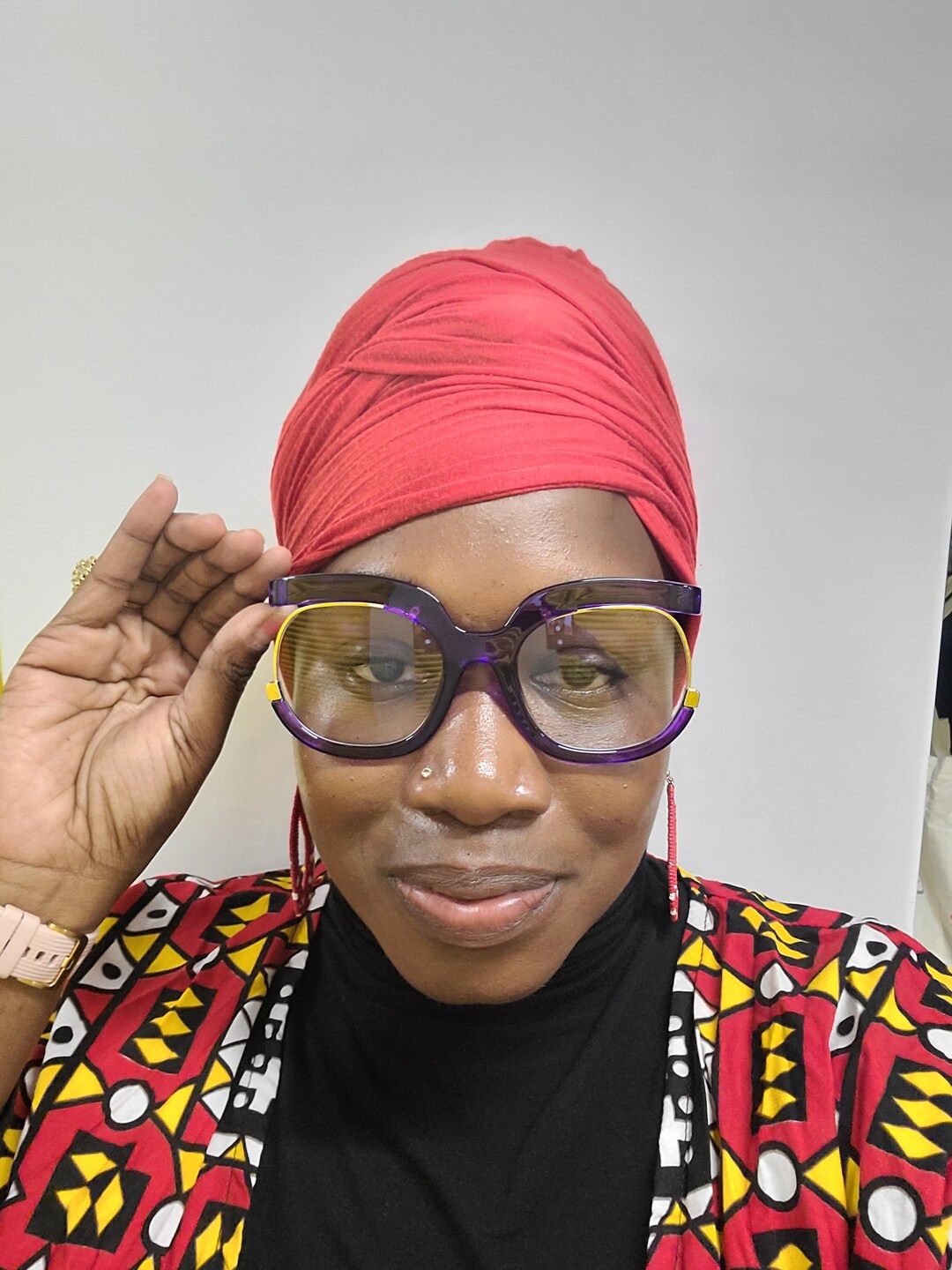 Round Fashion Oversized Eyeglasses for Women Large Frames in a - Etsy