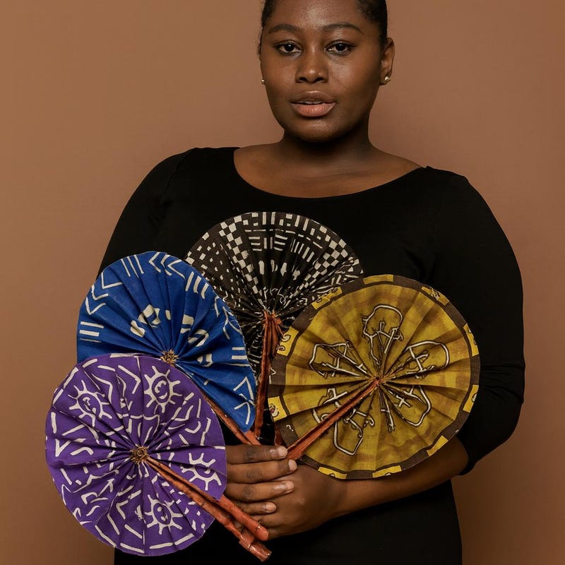 African Hand Fan - Etsy