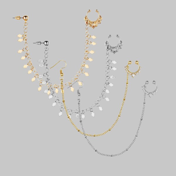 Nose Chain - Etsy