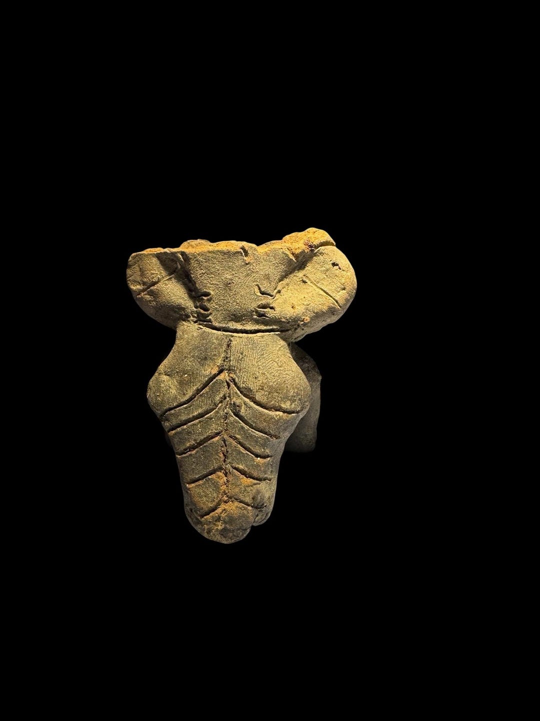 Neolithic Clay Idol Fragment, South Eastern Europe, 3000 BC - Etsy