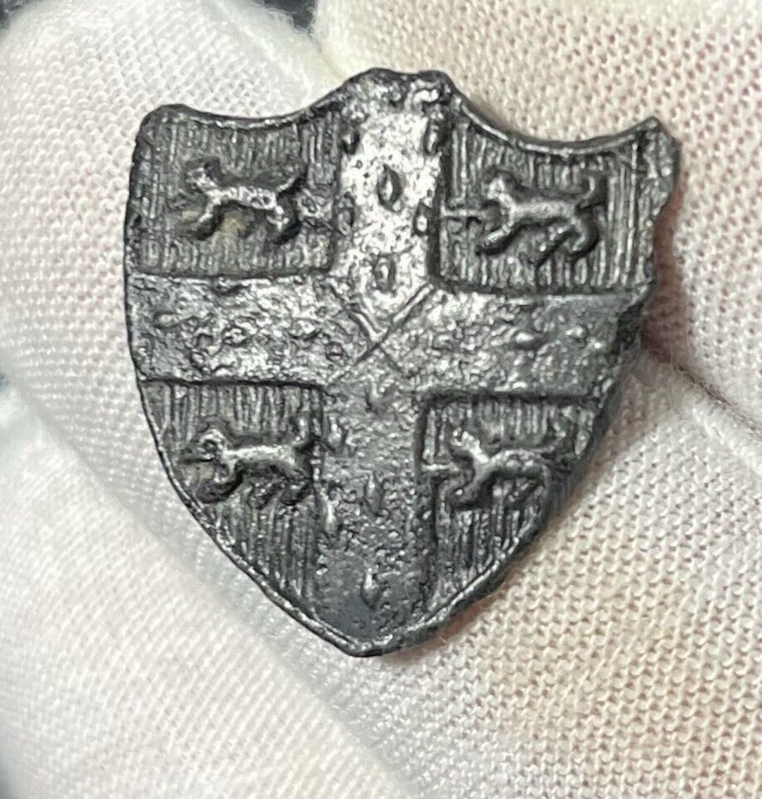 16th-17th Century Post Medieval Bronze Heraldic Mount, English Metal ...