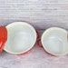 Red Enamel Pot With White Polka Dots, Casserole Skillet Casserole ...