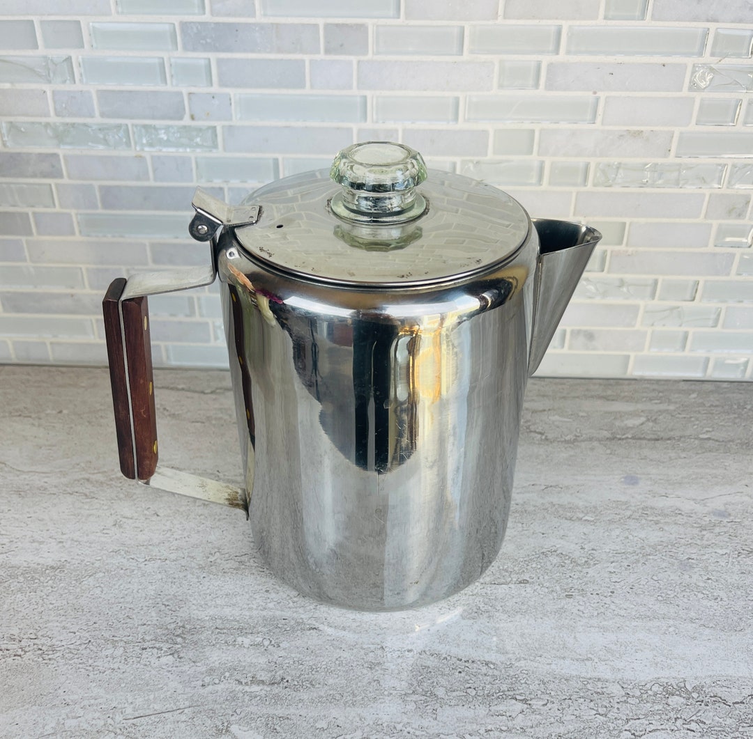 1960s Vintage Stainless Steel 9 Cups Coffee Percolator. - Etsy
