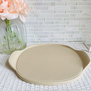 Pampered Chef Stoneware Medium Pizza Stone, 10 Unglazed Round Pizza ...