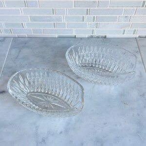 Princess House Highlights Crystal Buffet Ware, Set of 2 Utensil Holder ...