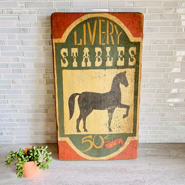 Horse Stable Sign - Etsy