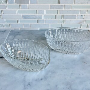 Princess House Highlights Crystal Buffet Ware, Set of 2 Utensil Holder ...