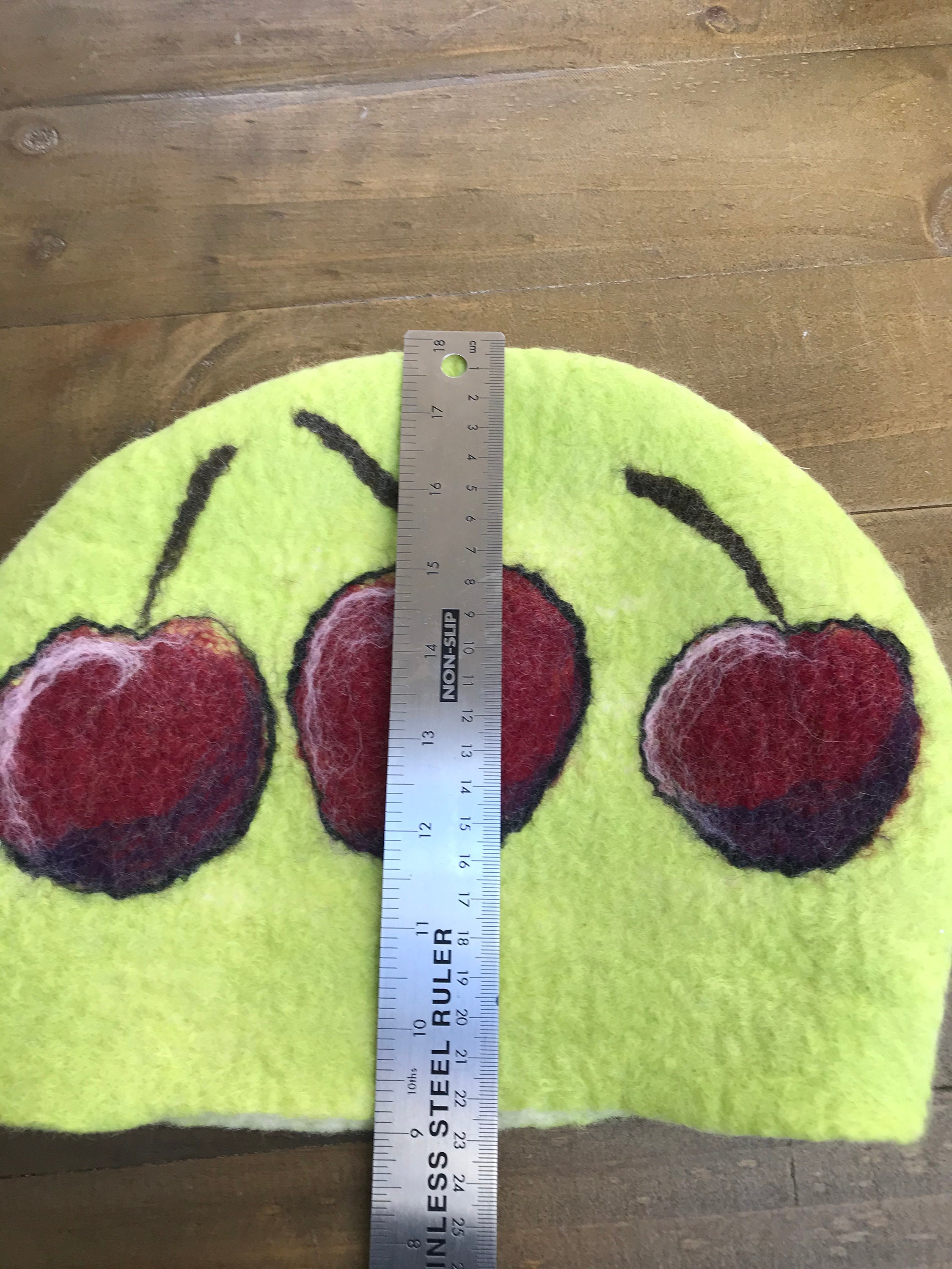 Wet Felted Tea Cosy Large Tea Cosy Cherries Tea Gift Felt Craft - Etsy ...