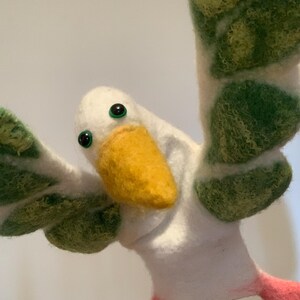 Glove Puppet - Bird - Wet Felted Hand Puppet, Interactive Children's ...