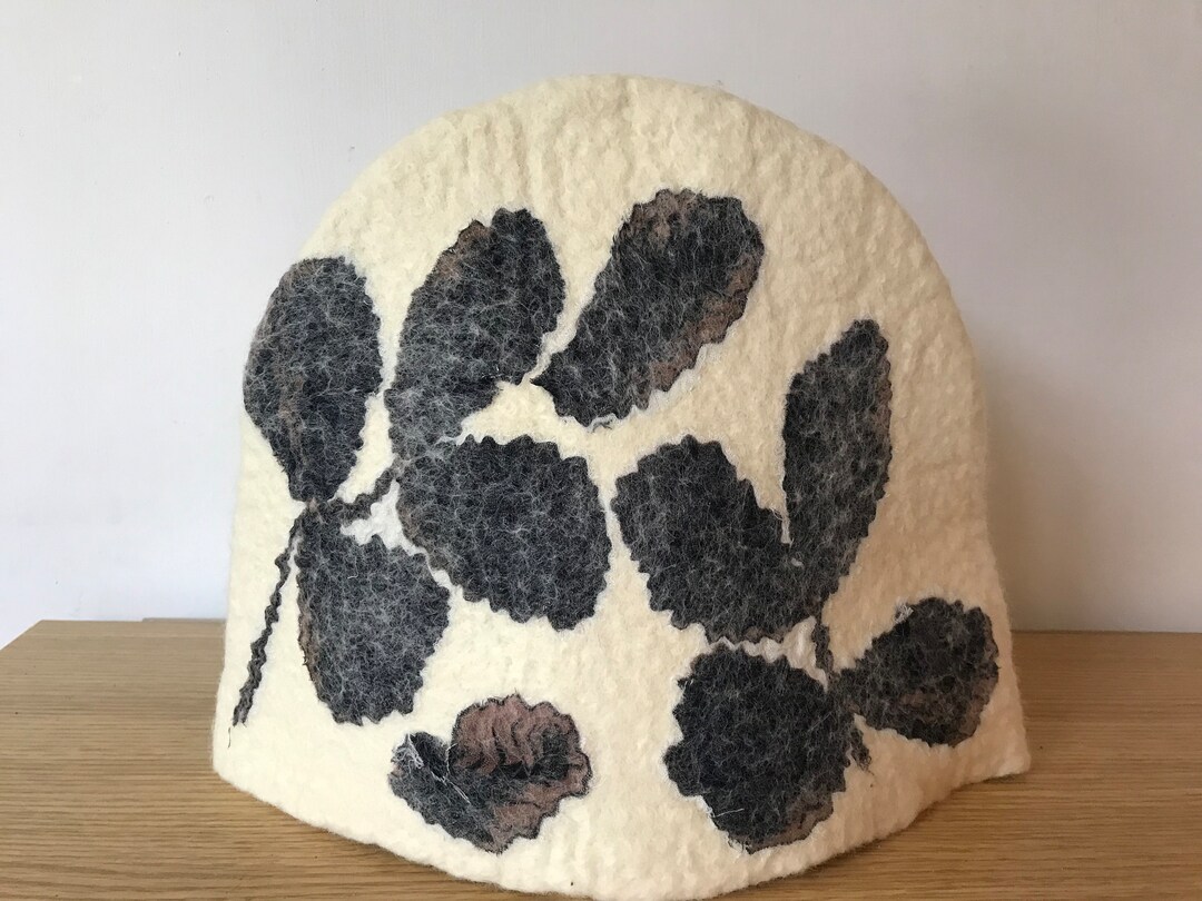 Large Wet Felted Tea Cosy - Leaves - Unique Gift for Tea Lover ...
