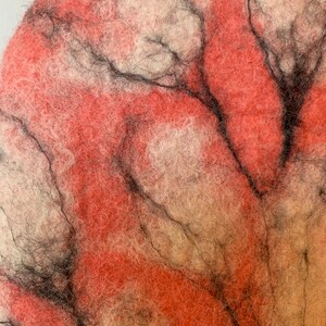 Large Wet Felted Tea Cosy Dusky Pink Dandelion Clocks Unique Gift for ...