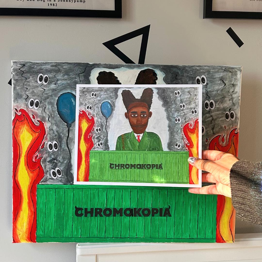 CHROMAKOPIA Tyler the Creator Print, Tyler the Creator Print, Oil ...