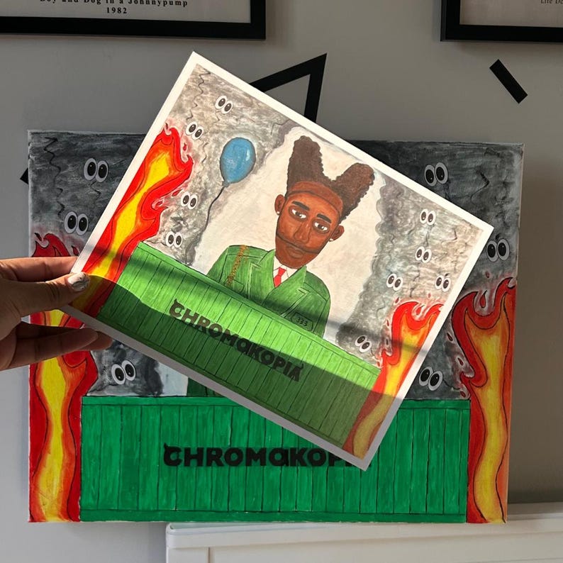 CHROMAKOPIA Tyler the Creator Print, Tyler the Creator Print, Oil ...