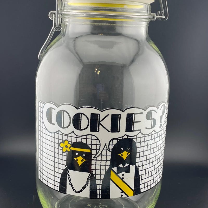 Penguin Cookie Jar - Etsy