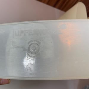 Set of 3 Vintage Tupperware Sheer Flip-top Storage Containers - Etsy