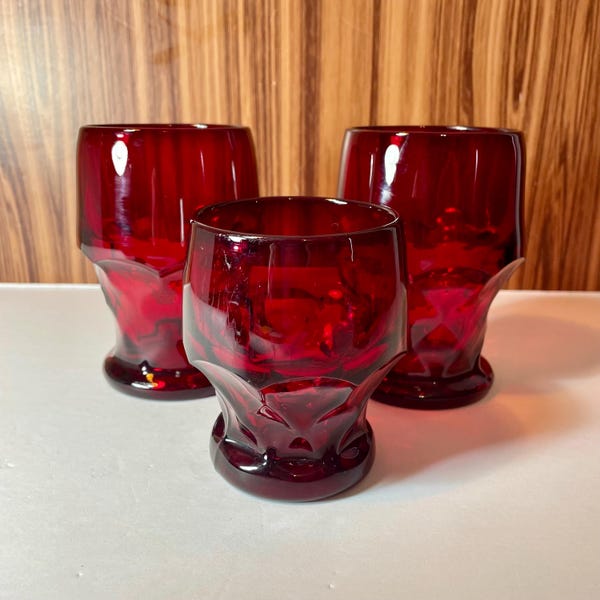 Viking Glass Ruby - Etsy