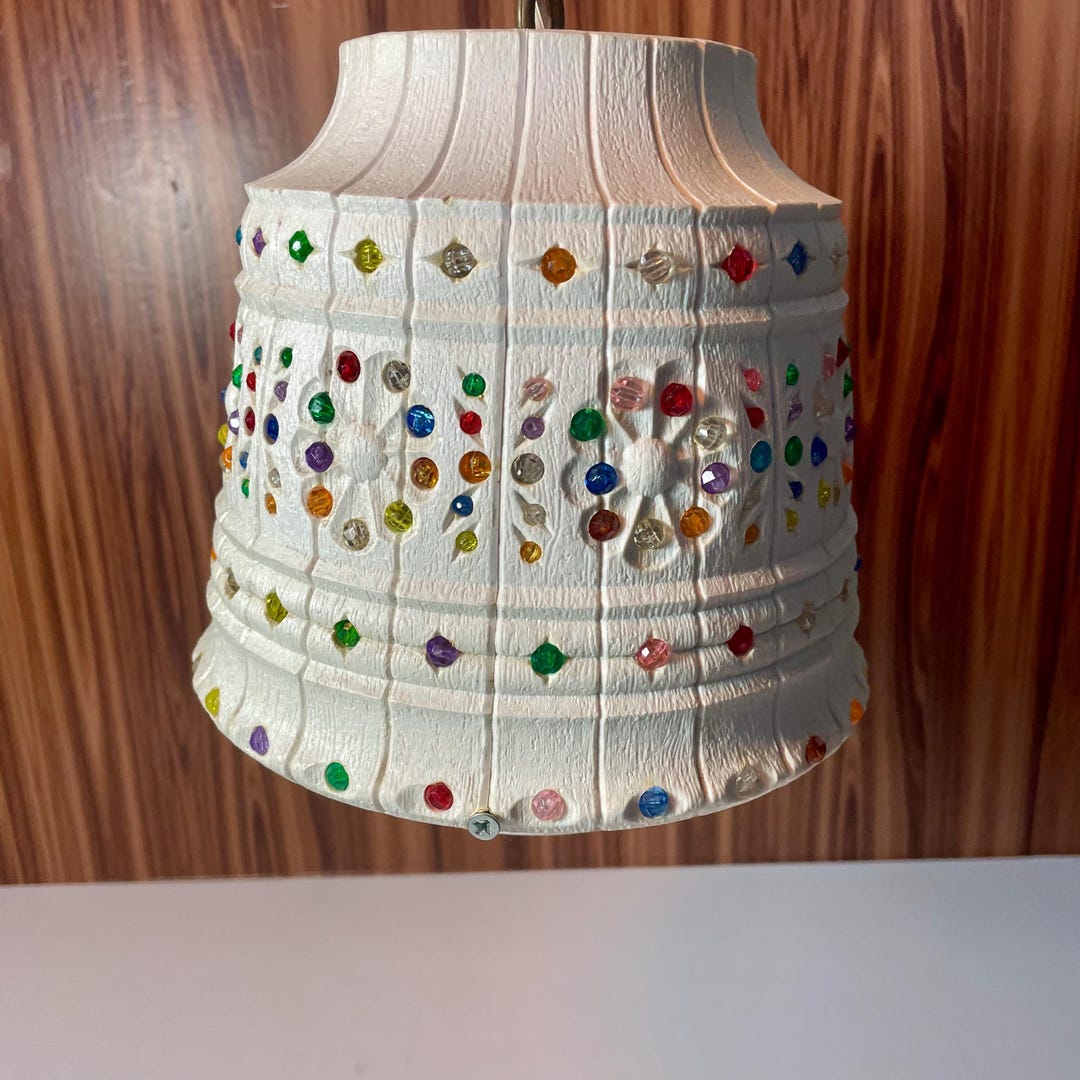 Vintage Lawnware Small Hanging Swag Lamp - Etsy