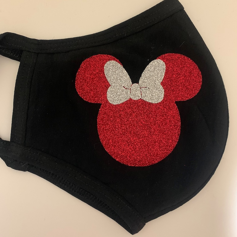 Minnie Mouse Face Mask - Etsy