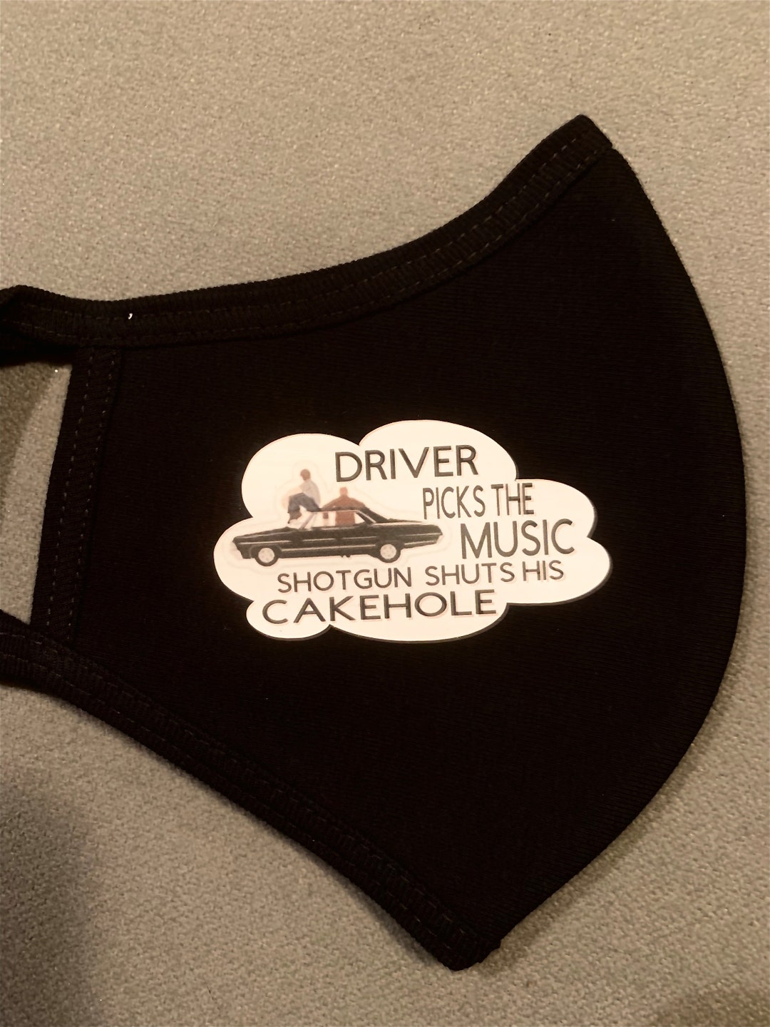 Supernatural Mask: Driver Picks the Music Cruson Creations - Etsy