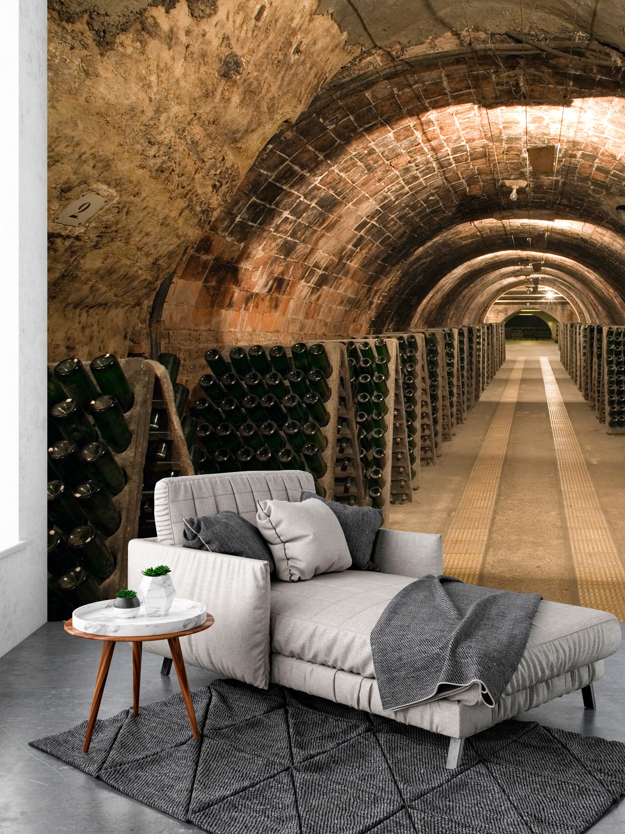 Wine Cellar Removable Wallpaper 3d Peel and Stick Non Woven - Etsy