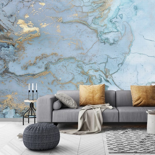 Marble Wall Mural - Etsy