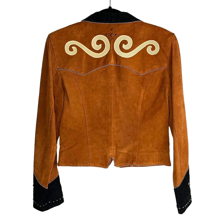 VINTAGE Phoenix USA Frontier Collection Suede Western Rodeo Rocker ...