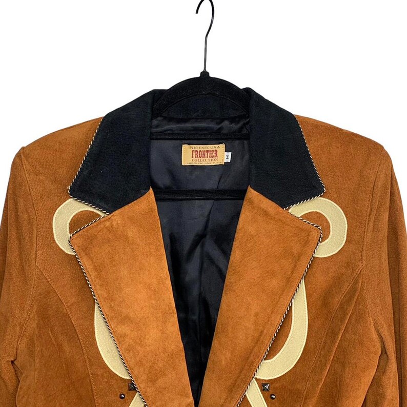 VINTAGE Phoenix USA Frontier Collection Suede Western Rodeo Rocker ...