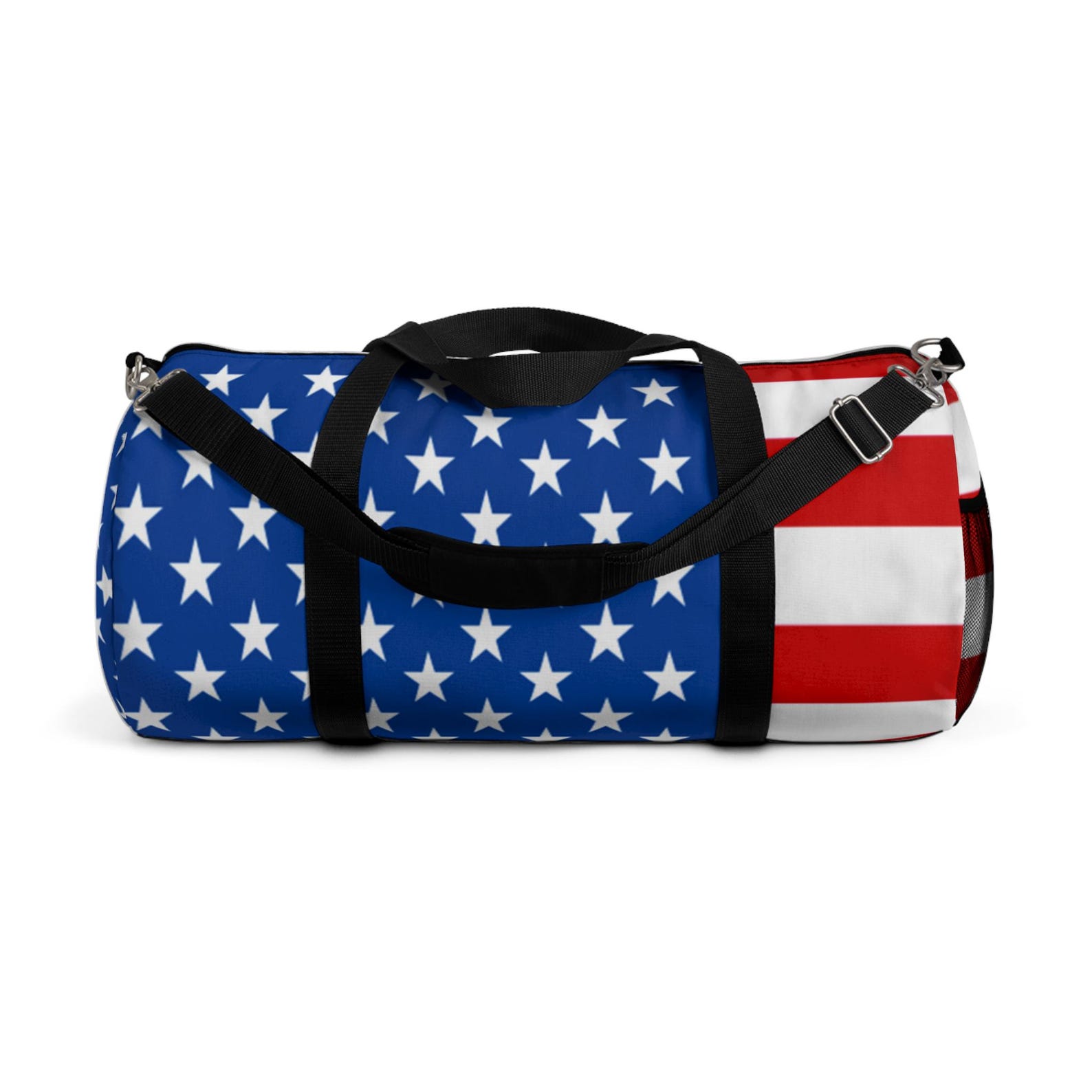 American Flag Duffel Bag Independence Day Patriotic Accessory Gym Bag ...