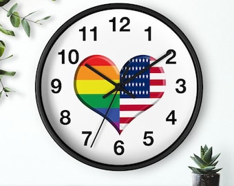 Gay Pride Clock - Etsy